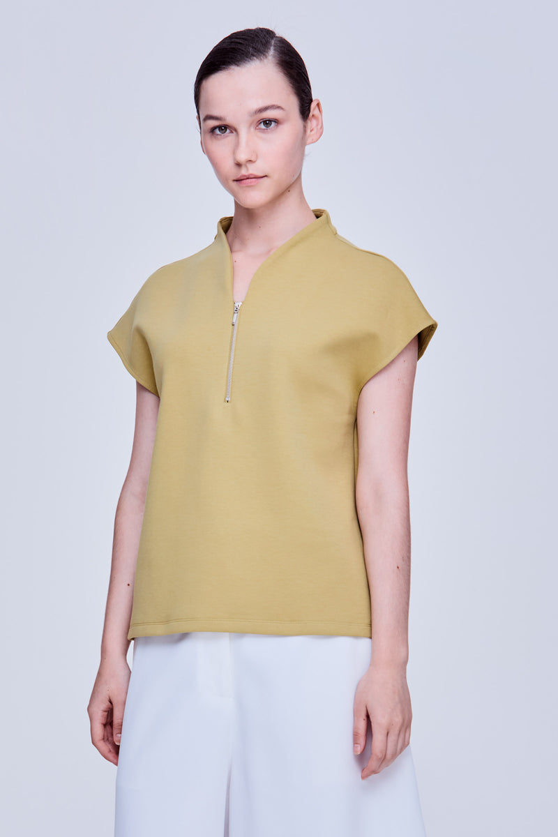 Zip Detailed Jersey Top – SANS & SANS Malaysia
